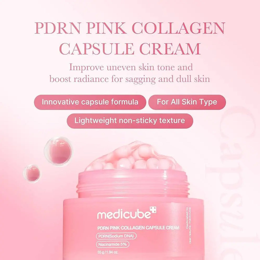 PDRN Pink Collagen Capsule Cream - Glow & Firm – NextGen Glam